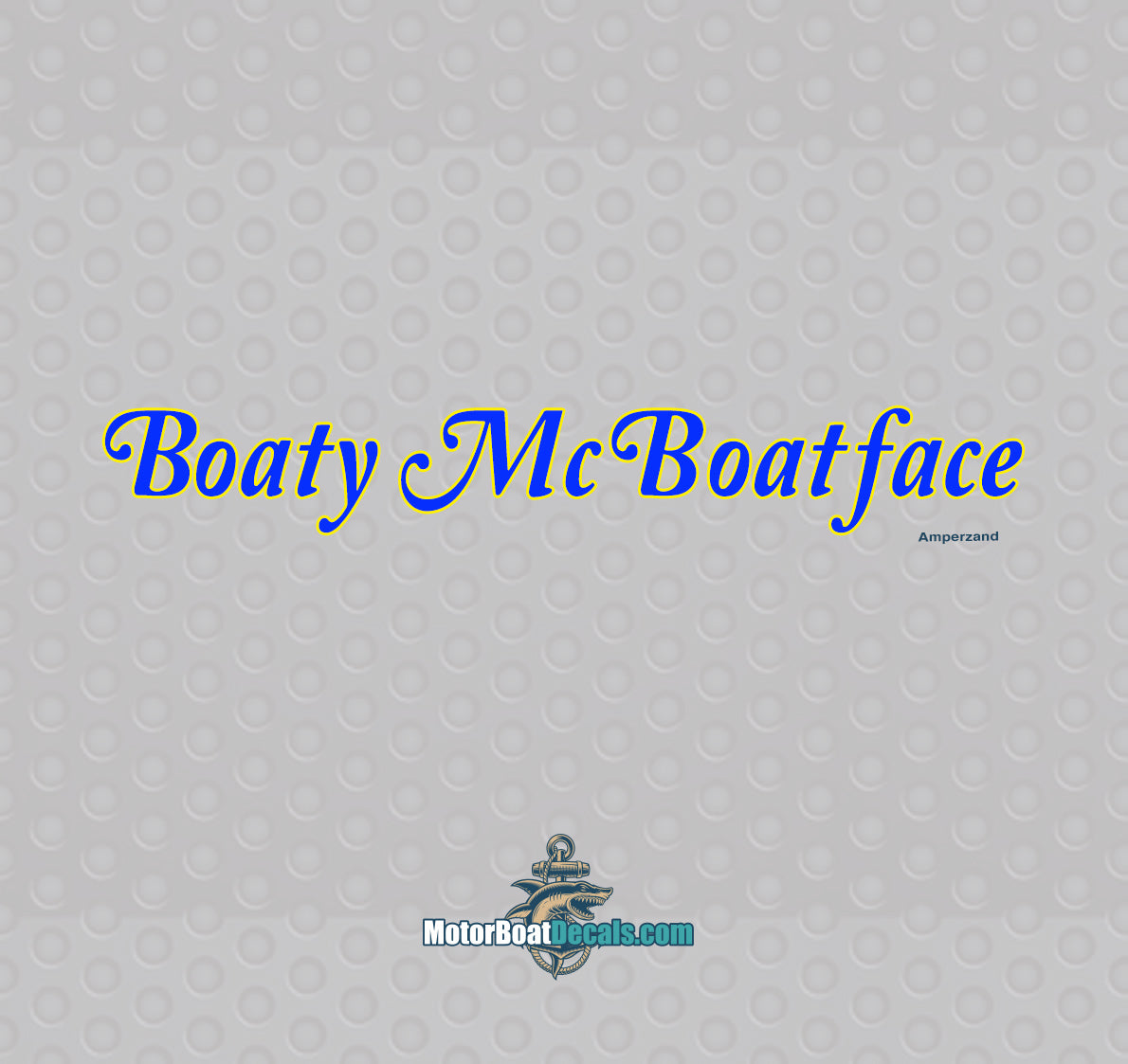 Motorboat Decals